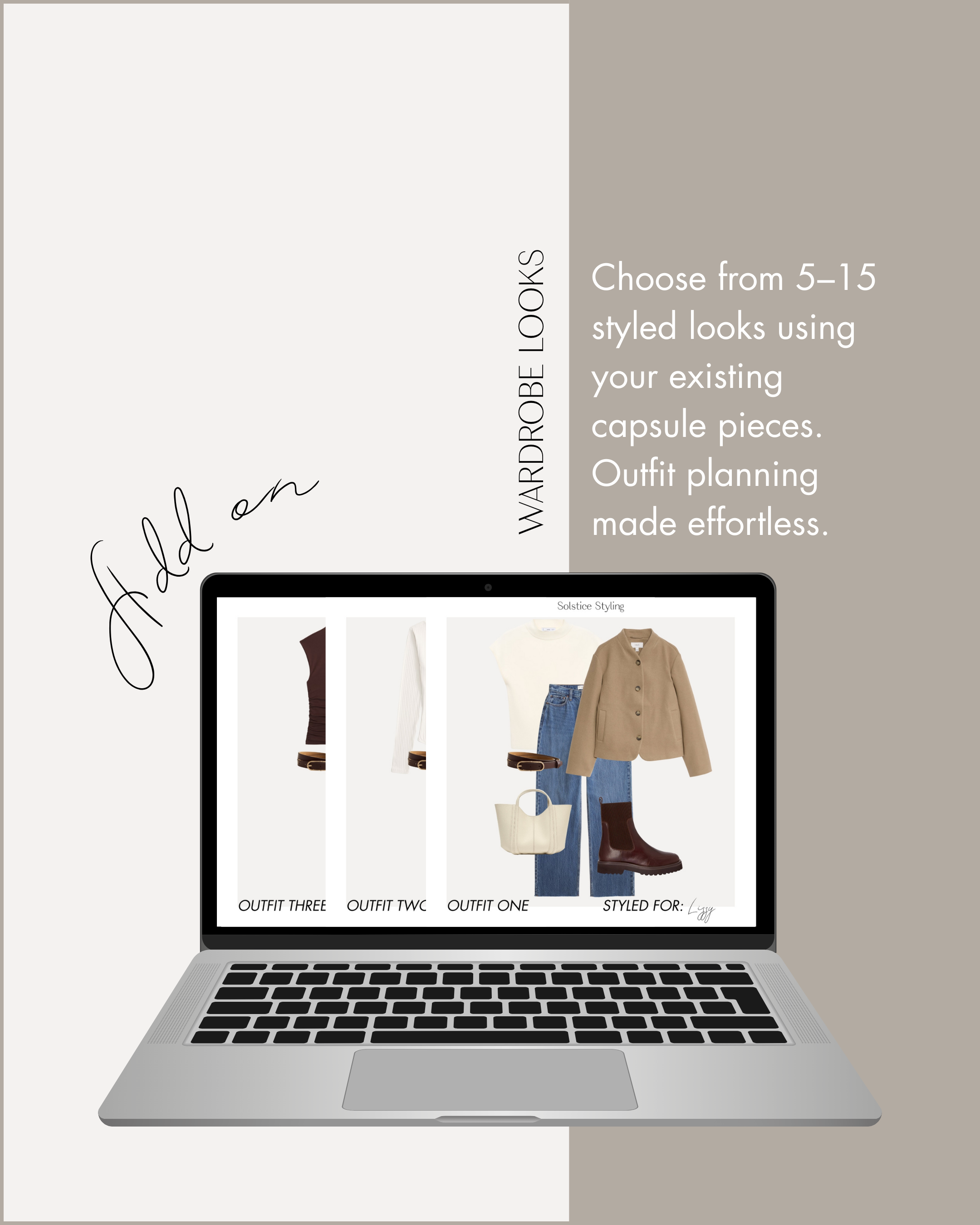 Add-On | Style My Lookbook Into Outfits – Solstice Styling